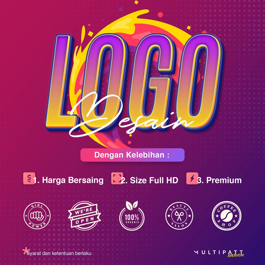 Jual Desain Logo | Jasa Desain Sticker | Desain Logo Olshop | Premium ...