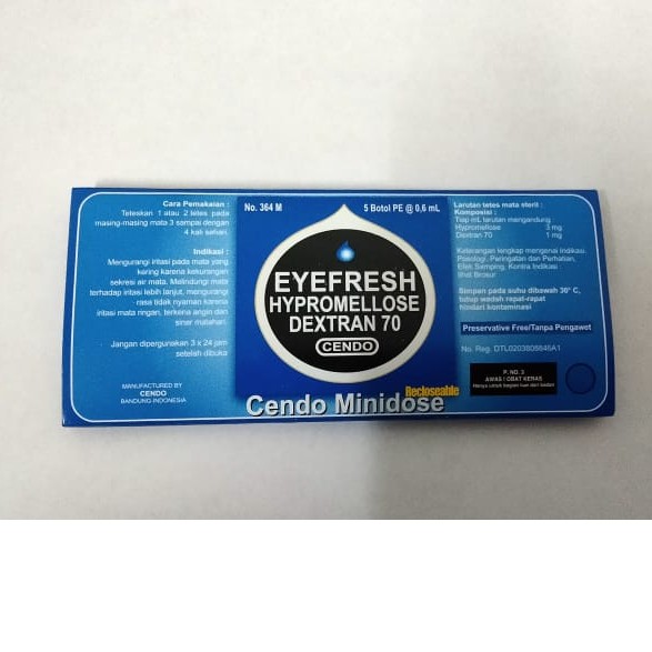 Jual Cendo Eyefresh Minidose MD mata kering | Shopee Indonesia