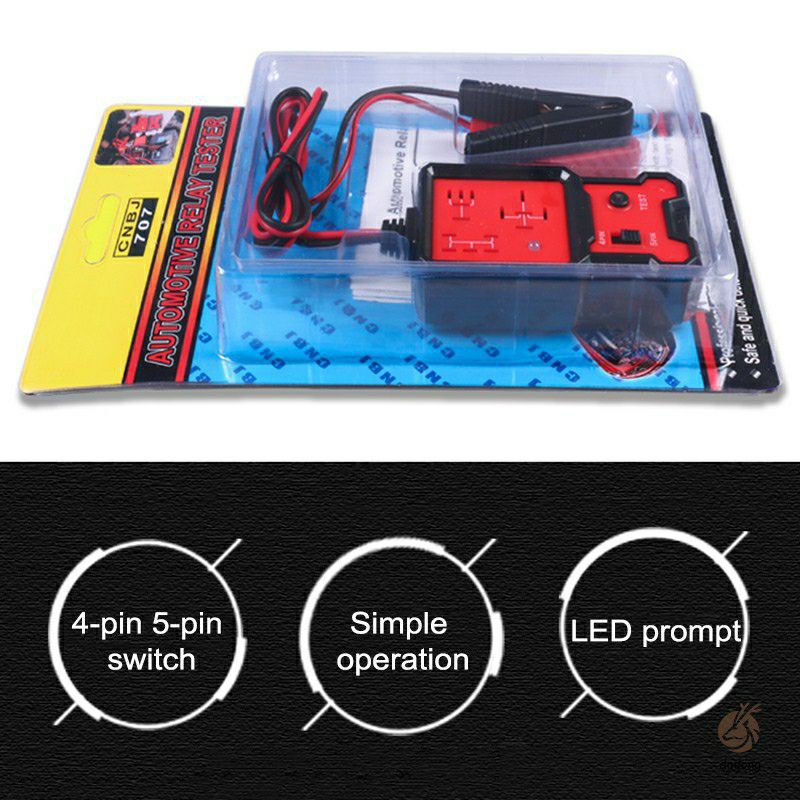 Jual Tester Relay kaki 4 dan 5 alat tes relay 12v | Shopee Indonesia