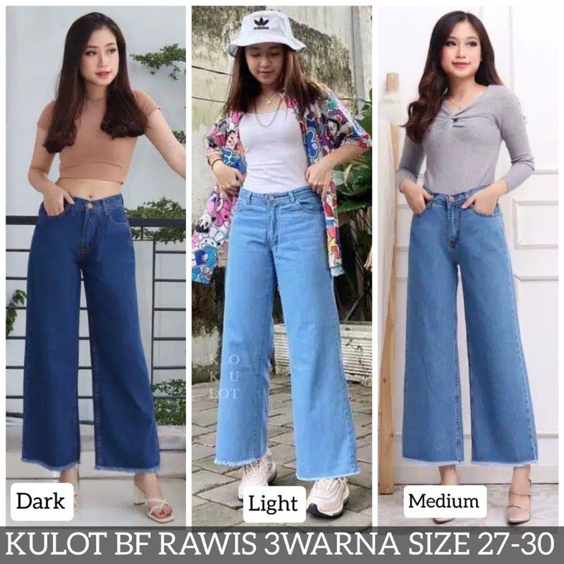 Jual MMD - KULOT JEANS RAWIS PREMIUM TEBAL!! BOYFRIEND PREMIUM | Shopee ...