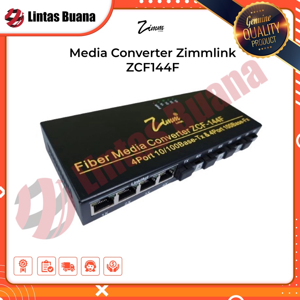 Jual Media Converter Zimmlink ZCF 144F side A-B-A-B | Shopee Indonesia
