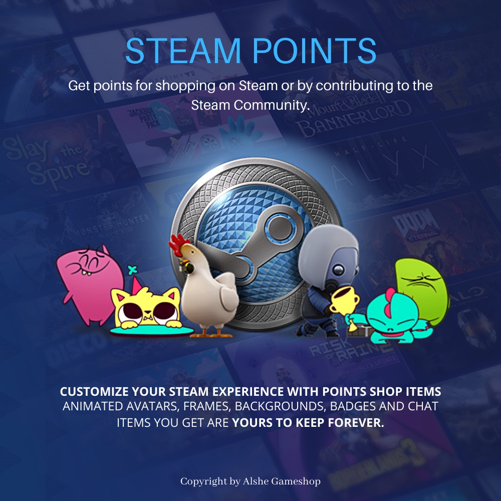 Jual Steam Points / Point [Untuk Dekorasi Steam Profile] CD DVD ...