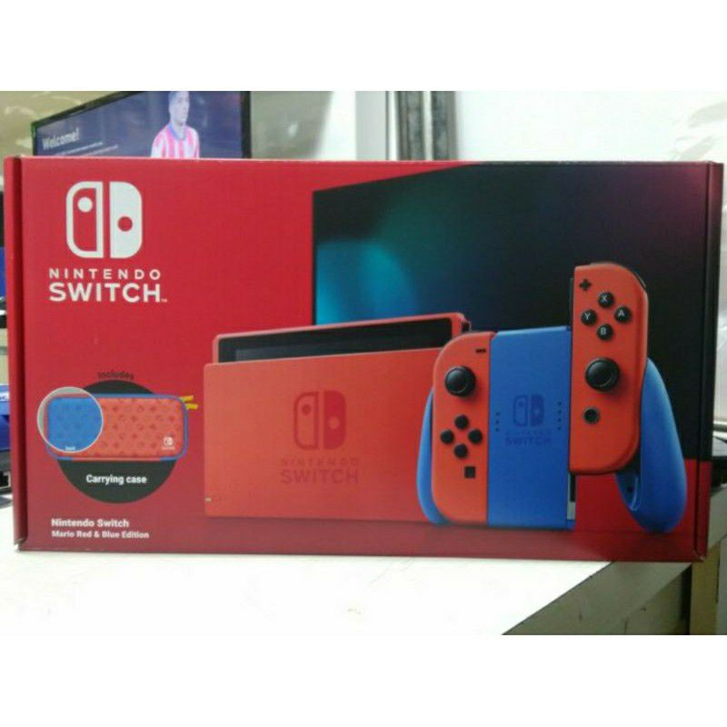 Jual Nintendo Switch Console V2 Mario Red & Blue Edition (NEW ...