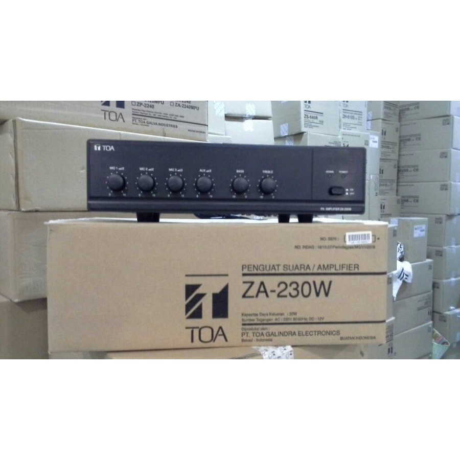 Jual Mixer Ampli Toa ZA 230W ( ORIGINAL ) | Shopee Indonesia