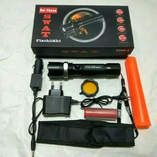 Jual Senter Swat Police 99000w Original / Cone Lalin | Shopee Indonesia