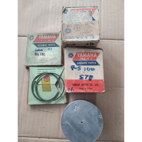 Jual piston plus ring Reng per pir seher seker piston Yamaha RS rs100 ...