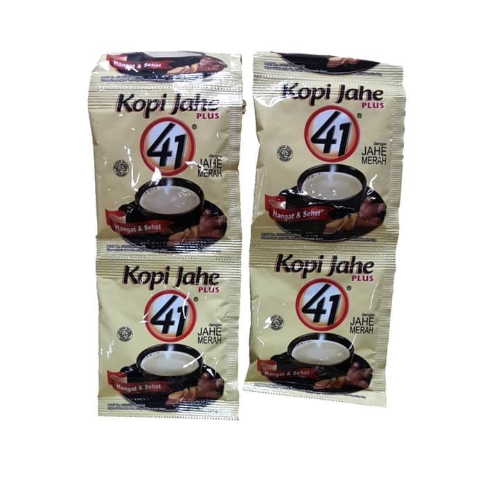 Jual Kopi Jahe 41 Minuman Kopi Plus Jahe Merah Renceng isi 10 Sachet ... Jual Kopi Jahe 41 Minuman Kopi Plus Jahe Merah Renceng isi 10 Sachet ...