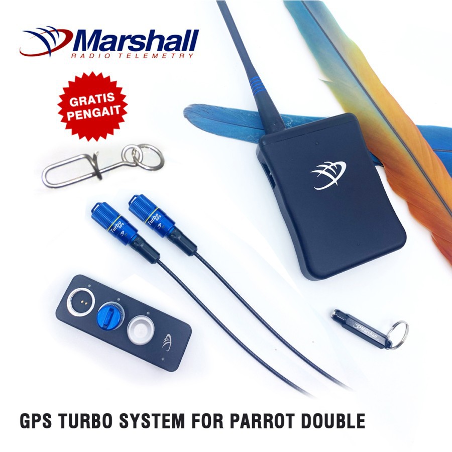 Jual Marshall TURBO GPS System Double Transmitter Parrot FreeFly Macaw ...