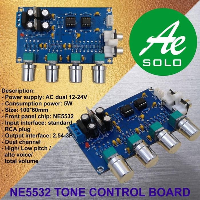 Jual Pre-Amplifier NE5532 Tuning Board Tone Control | Shopee Indonesia