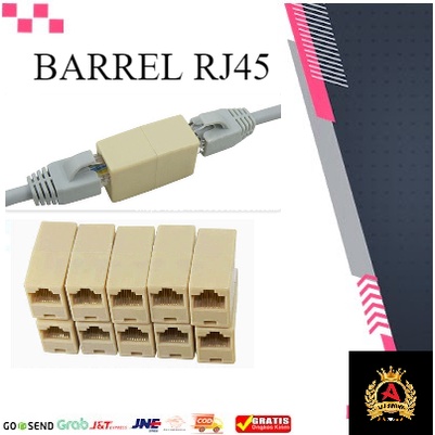 Jual BARREL / BAREL / SAMBUNGAN JARINGAN LAN RJ45 / RJ 45 | Shopee ...