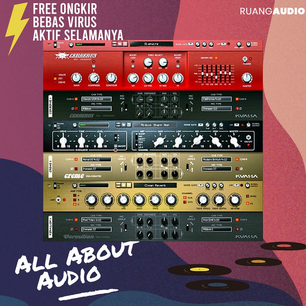 Jual Kuassa Amplification Bundle 2023.5 & Amplification 360 & Efektor Distortion Bundle Plugin ...