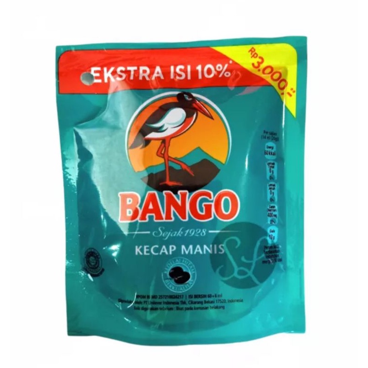 Jual Kecap bango 60ml x 3 pcs - Sembako Jogja | Shopee Indonesia