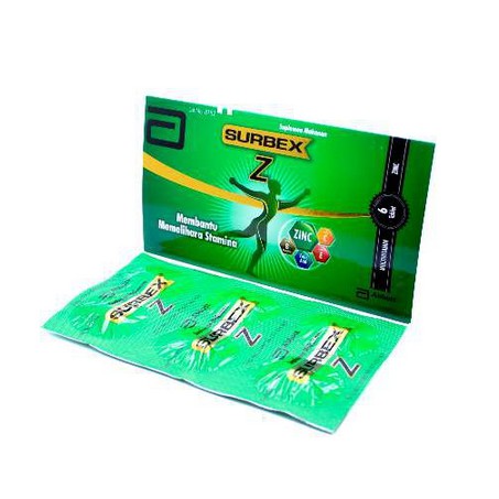 Jual Surbex Z Tablet Multivitamin - Strip isi 6 tablet | Shopee Indonesia