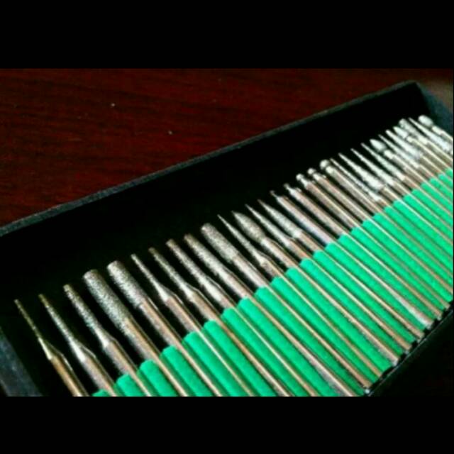 Jual Bor diamond Intan Mini Set 30 Pcs - Mata Tuner Bor Ukir 3mm ...