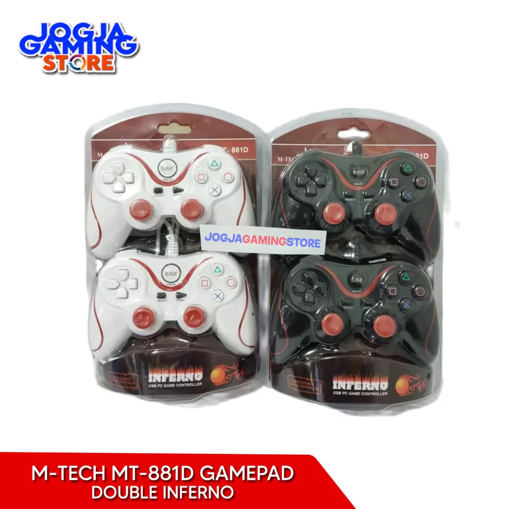 Jual GAMEPAD M-TECH MT-881D DOUBLE INFERNO - JOYSTICK MTECH PC LAPTOP ...
