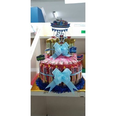 Jual Bucket Cake Snack Birthday / Snack tower / Snack Tingkat(Aneka ...
