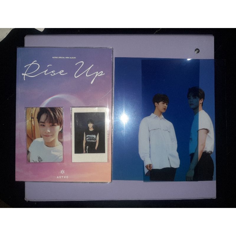 Jual Album Astro Rise Up Clearfile Moonbin Sanha | Shopee Indonesia