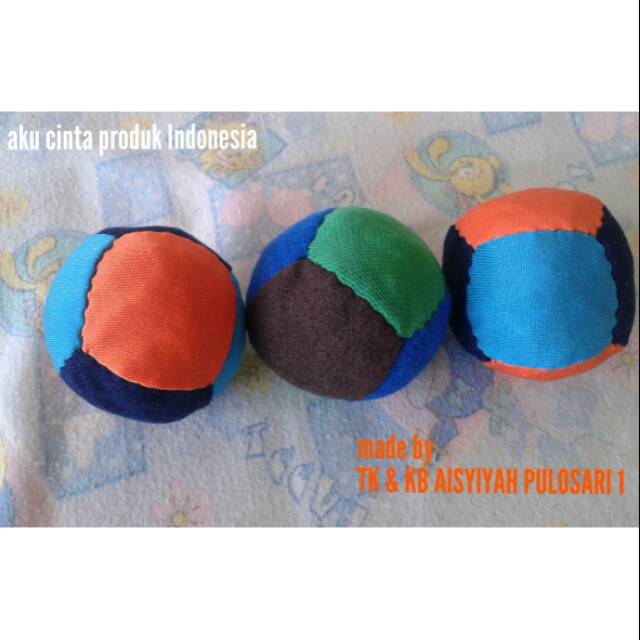 Jual Bola Kain mainan anak tk mainan paud bola ketangkasan bola ...