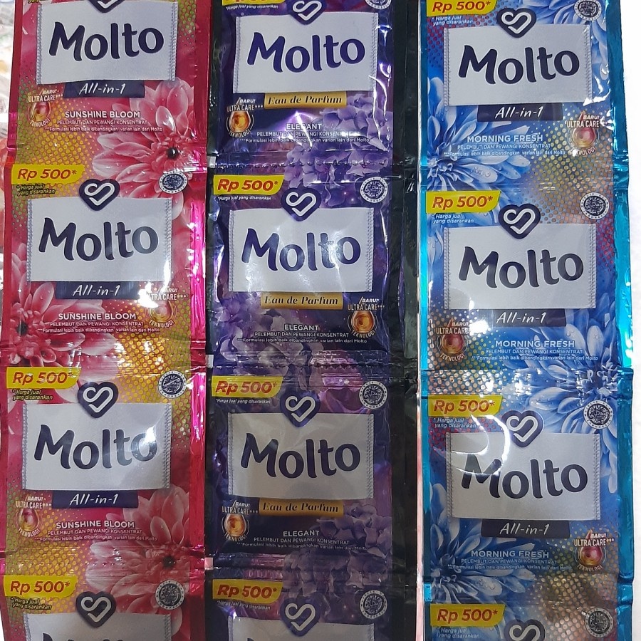 Jual Molto all in 1 sachet 500 1 renceng | Shopee Indonesia