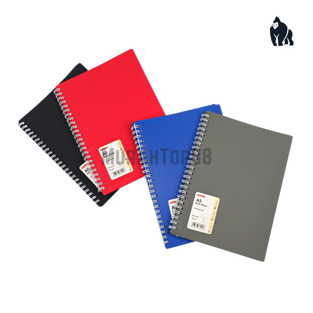 Jual Notebook A5 Kenko RNPP-BC Basic Color / Buku Tulis Catatan Spiral ...