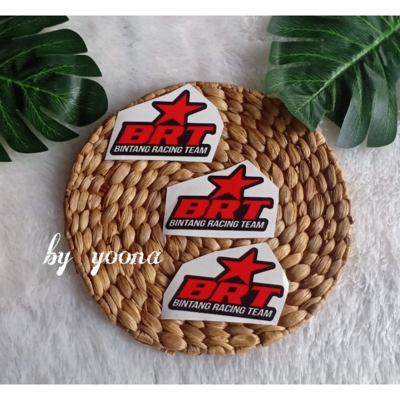 Jual stiker BRT murah printcut stiker brt hologram laminasi stiker ...