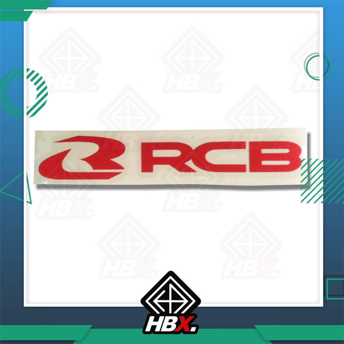 Jual Stiker RCB Racing Boy Cutting Sticker Motor 12x2cm | Shopee Indonesia