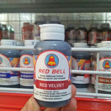 Jual Pasta Red Bell Perisa dan Pewarna Makanan 55 ml Perasa All Varian ...