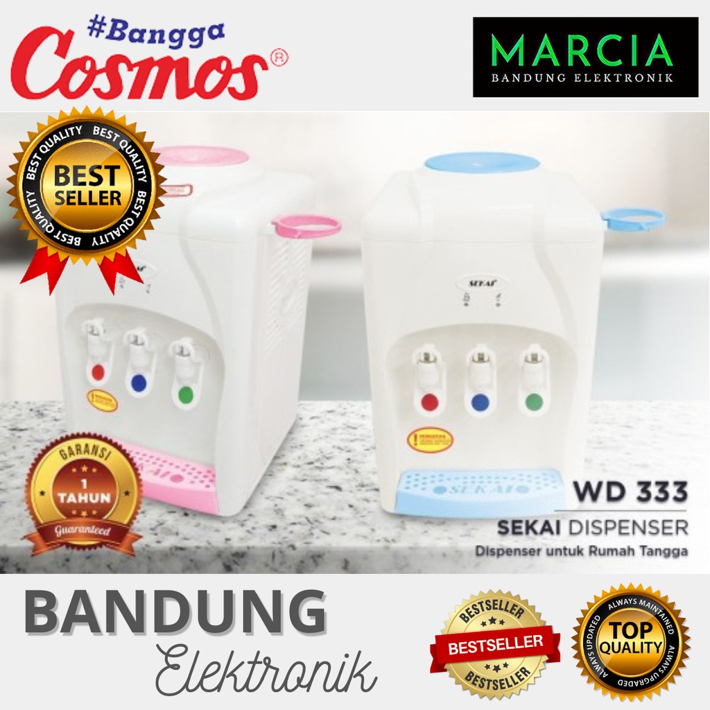 Jual Dispenser Panas Dingin Normal 3 Kran Sekai - WD333 - Bandung ...