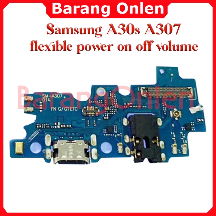 Jual Samsung A30s A307 usb board flexible konektor cas mic plugin ...