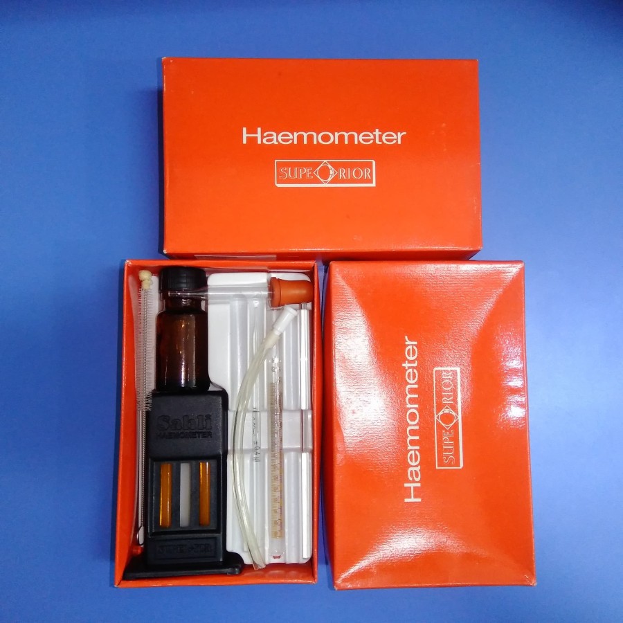 Jual HB SAHLI HAEMOMETER ALAT TEST HEMOGLOBIN MANUAL SUPERIOR | Shopee ...