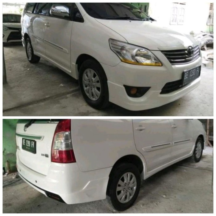 Jual Bodykit Body Kit Kijang Innova 2011 2012 2013 Luxury Body Kit ...