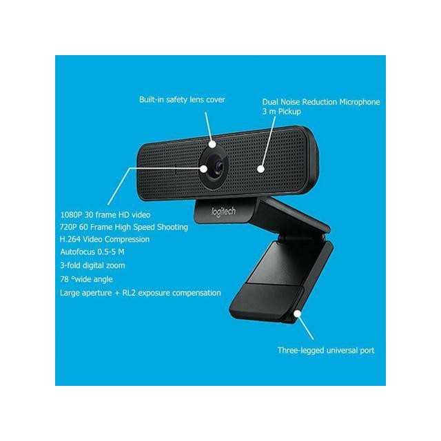 Jual webcam logitech c925e usb autofocus 1080p FHD 30fps - pc laptop ...