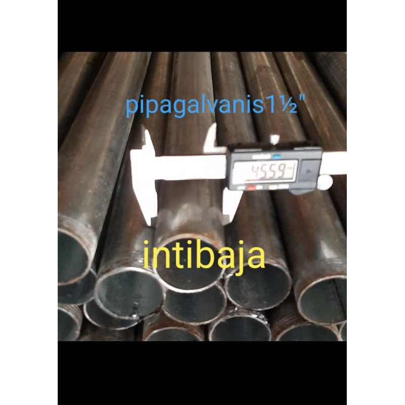 Jual BESI PIPA GALVANIS 11/2 inchi x 6meter / Besi Pipa Galvanis 1,5 ...