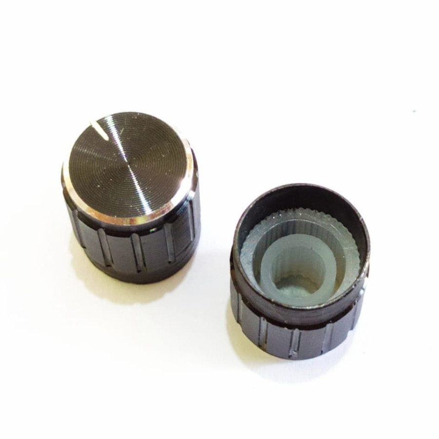 Jual knop potensio 15mm / knop potensiometer aluminium 1,5cm | Shopee ...