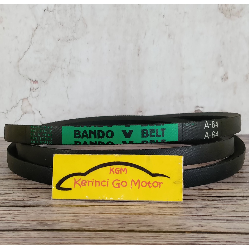 Jual Bando Van Belt A-64 V Belt Tali Kipas A64 Fan Belt Vanbelt Polos | Shopee Indonesia