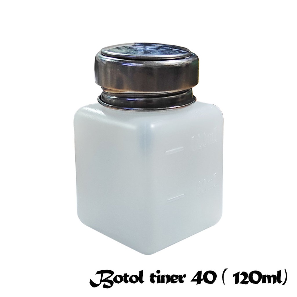 Jual BOTOL TINER 40 KECIL 120ml | Shopee Indonesia