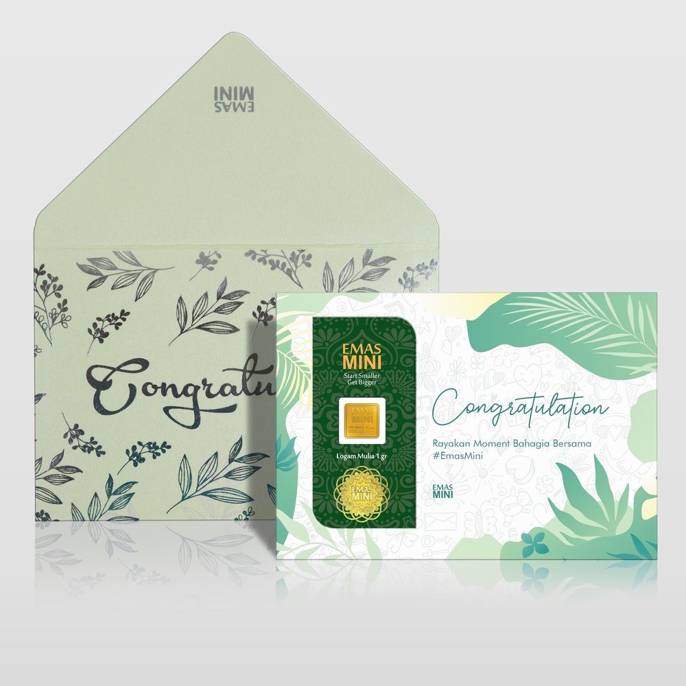 Jual Emas Mini LM Gift Series Congratulation 1 gram | Shopee Indonesia