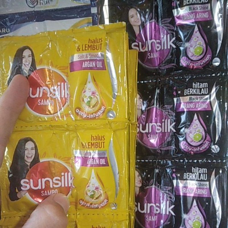 Jual Sunsilk Sampo Kemasan Renteng 9 ml isi 12 pcs | Shopee Indonesia