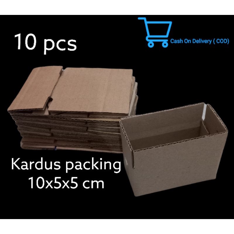 Jual 10 pcs kardus packing 10x5x5 cm | Shopee Indonesia