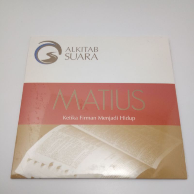 Jual Alkitab Suara MATIUS CD MP3 Audio Original Baru | Shopee Indonesia