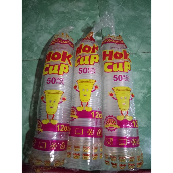 Jual Gelas Cup/Plastik Oz 12/10/14/16 Merk Hok Cup | Shopee Indonesia