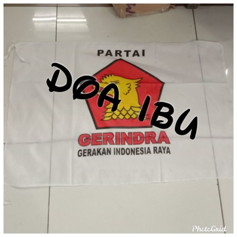 Jual bendera partai GERINDRA 60x90 (100pcs) | Shopee Indonesia
