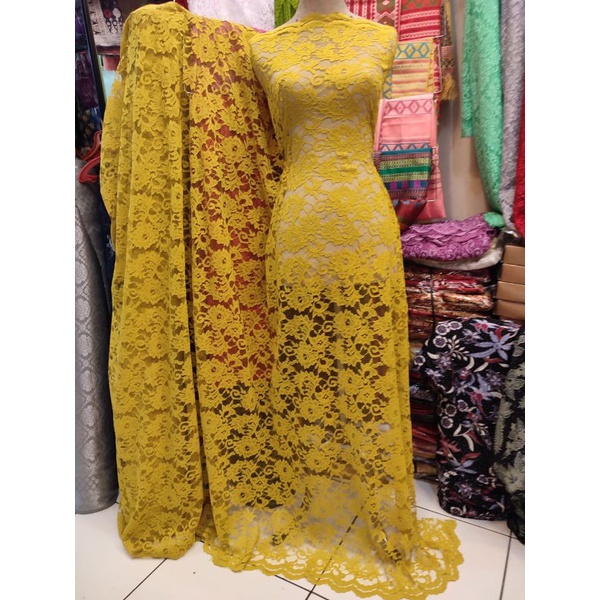 Jual Brokat Bunga Timbul Meteran | Shopee Indonesia