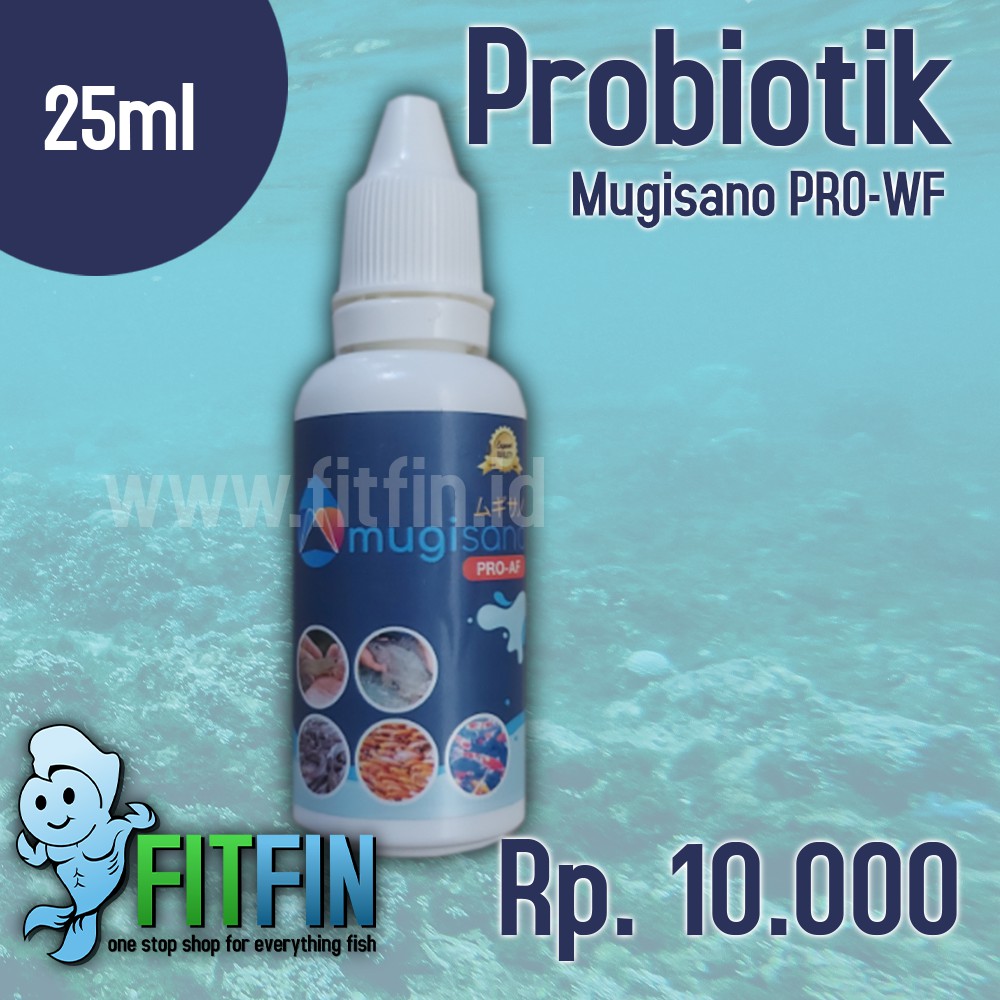 Jual Probiotik Ikan Mugisano PRO-WF Untuk cupang, ikan dan udang 25ml ...