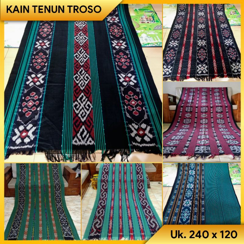 Jual Kain Tenun Troso Jepara Ethnic Blanket Nusantara Motif Tenun Etnik Toraja Tenun NTT Tenun ...