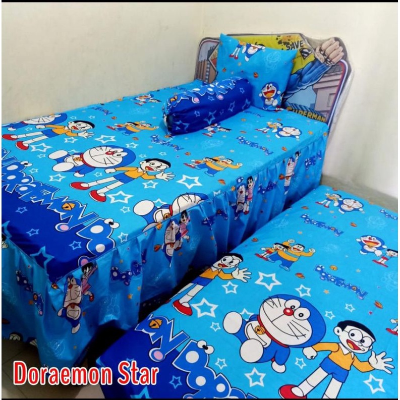 Jual Doraemon seriessprei bed sorong anak/ sprei bed sorong murah ...