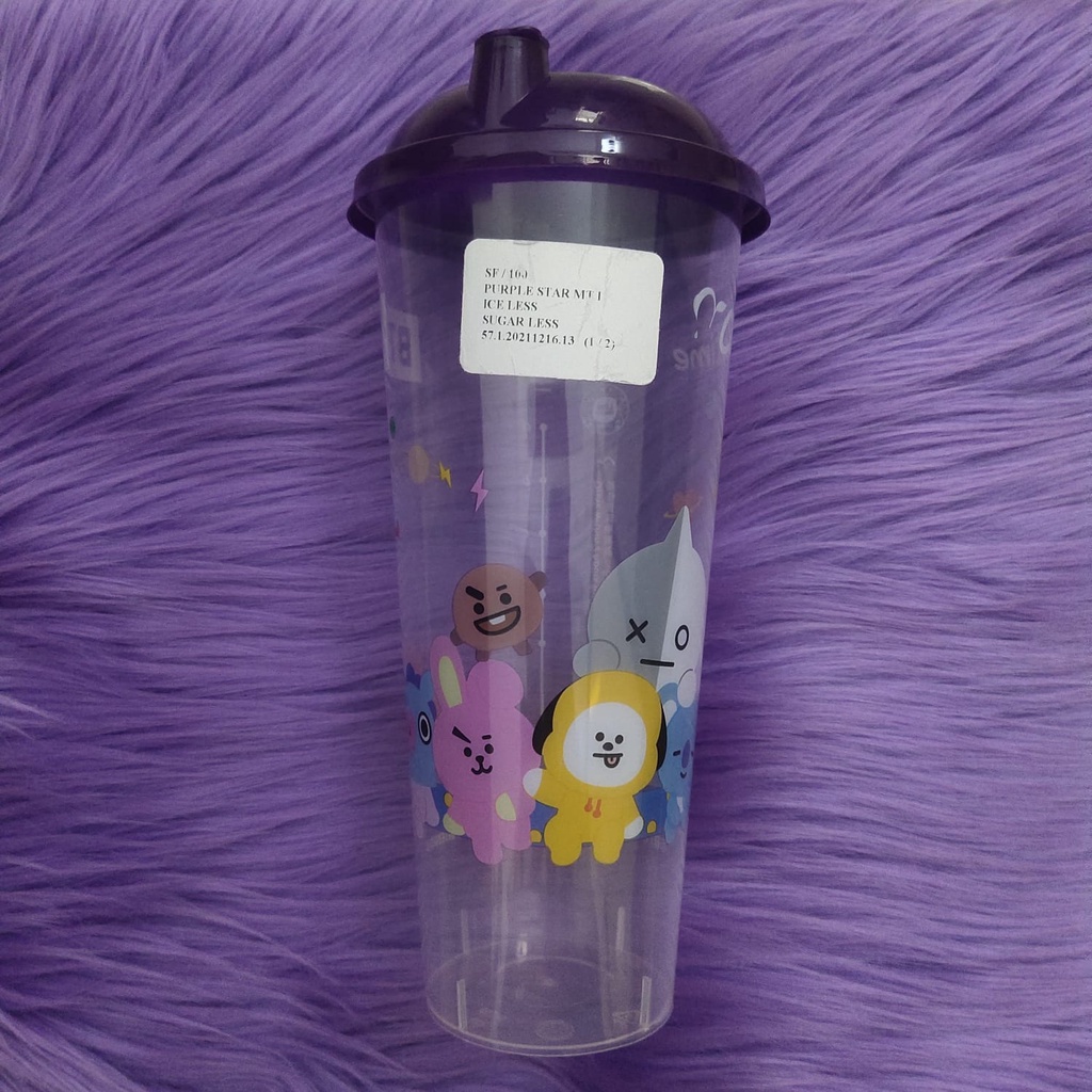Jual [PRELOVED] Reusable Cup BTS X CHATIME / Tumblr Reusable BT21 ...