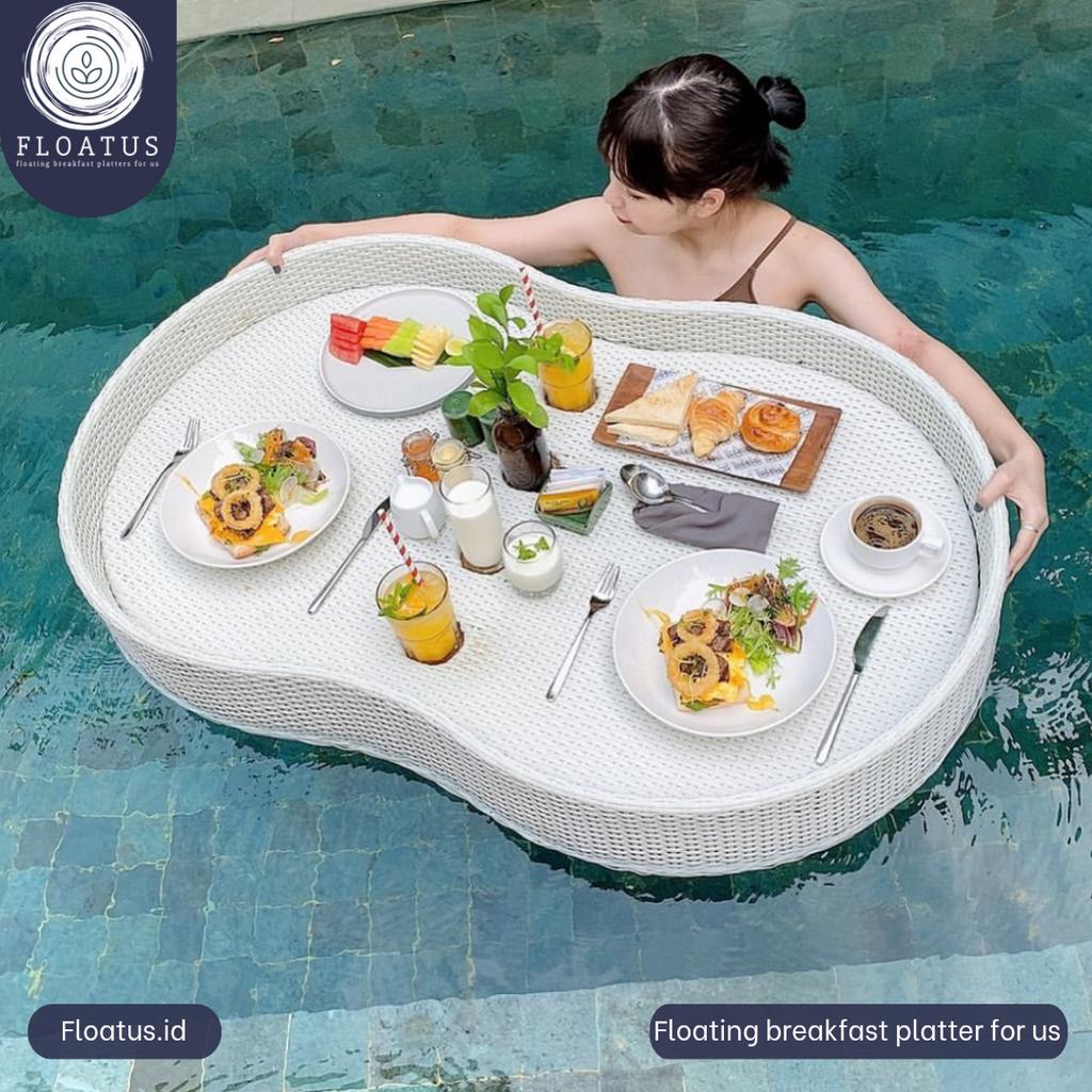 Jual Barong Tray WHITE Floating Breakfast Tray| Floatingtray | Platter ...