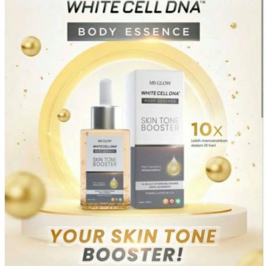 Jual MS GLOW Skin Tone Booster Body Essence White Cell DNA - Body ...