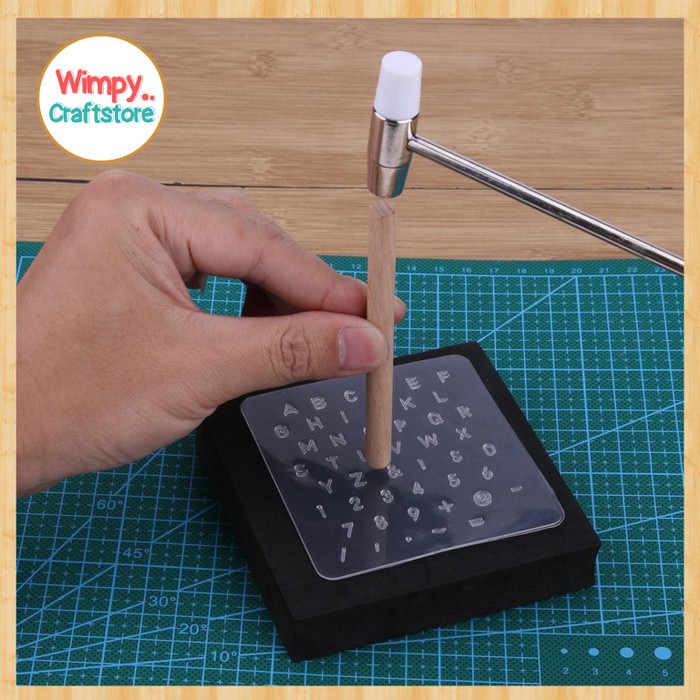 Jual Stempel Huruf Stamp Alphabet Abjad Scrapbook Clay | Shopee Indonesia